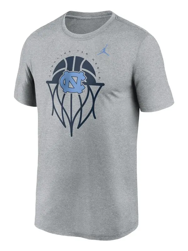 Nike North Carolina Legend Basketball Icon Dri-fit College T-shirt - Grey