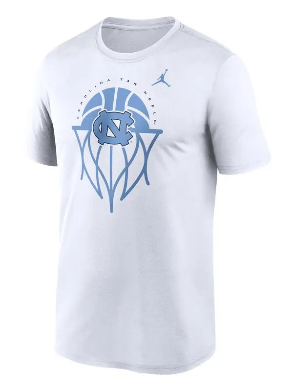 JORDAN North Carolina Legend Basketball Icon Dri-fit College T-shirt - White