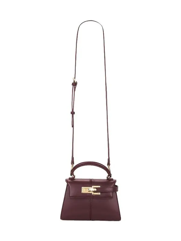 Jw Pei Elise Top Handle Bag - Deep Burgundy