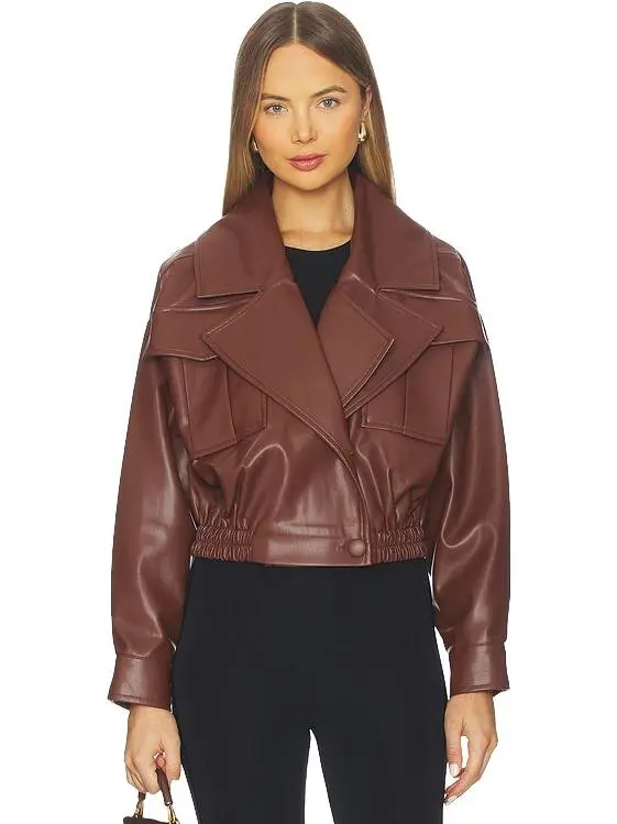 SELMACILEK Lea Leather Jacket - Tan
