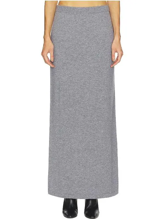 SRG Mattie Knit Maxi Skirt - Grey
