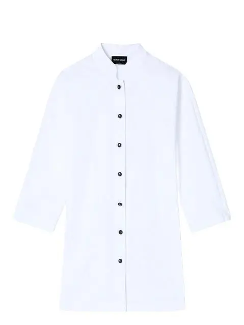 Giorgio Armani Cotton-poplin Shirt - White
