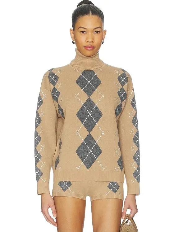 Retrofete Alberte Embellished Sweater - Latte & Dusk