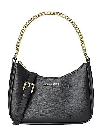 Michael Kors Pebbled Leather Convertible Crossbody Bag - Black