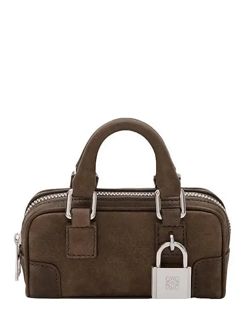 Loewe Amazona Nano Leather Shoulder Bag - Tundra