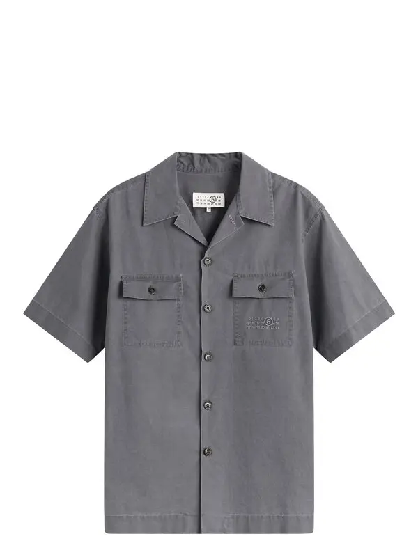 MAISON MARGIELA Cotton Utility Shirt - Anthracite