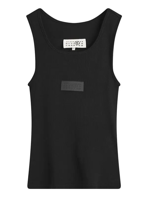 MAISON MARGIELA Long Tank Top - Black