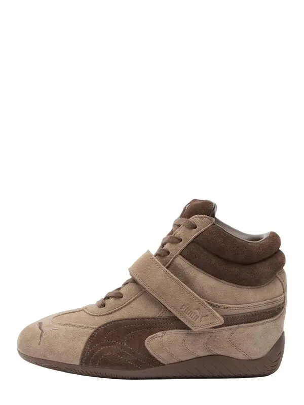 PUMA Speedcat Wedge Sneakers - Taupe/chocolate