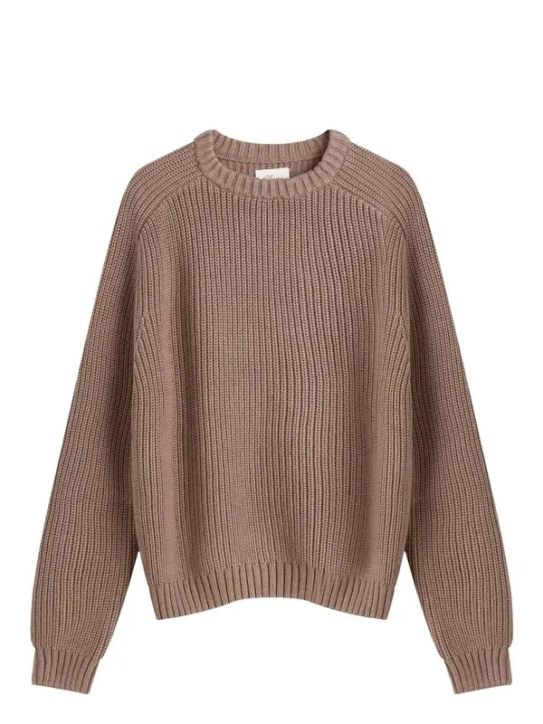 RONNING Everyday Fisherman Sweater - Walnut