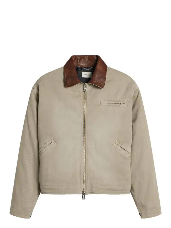 RONNING Cotton Twill Work Jacket - Sand