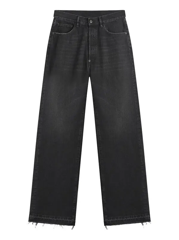 MAISON MARGIELA Straight Leg Jeans - Washed Black