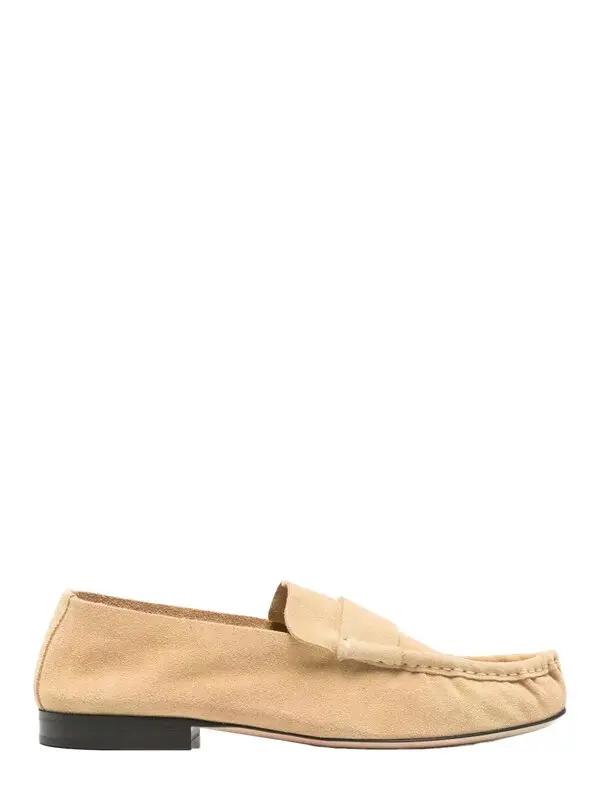 THE ROW Suede Loafers - Neutrals