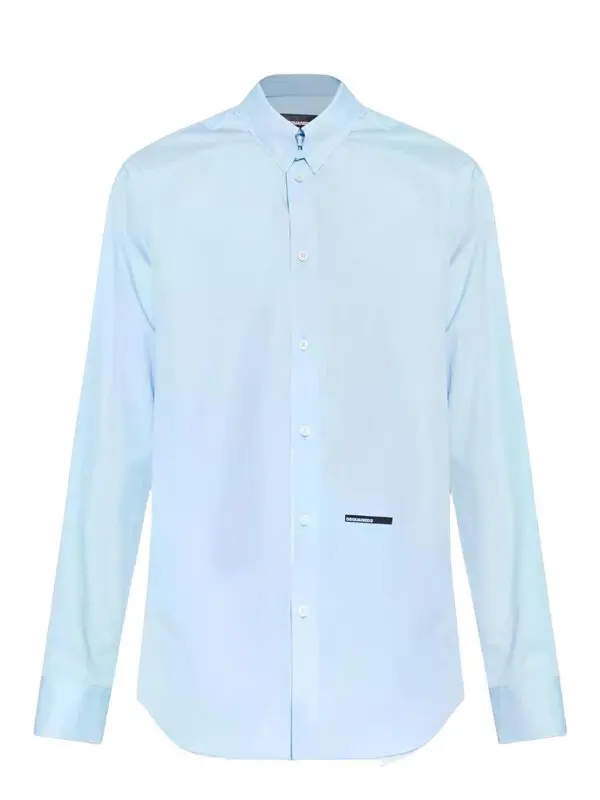 Dsquared2 Logo-plaque Shirt - Blue