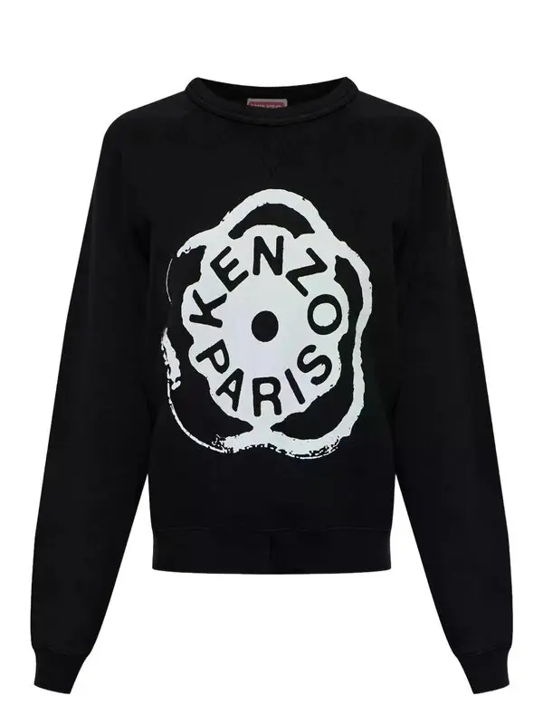 Kenzo Logo Print Sweater - Black