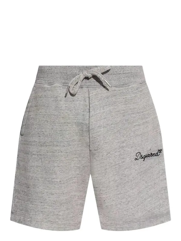 Dsquared2 Embroidered Track Shorts - Grey