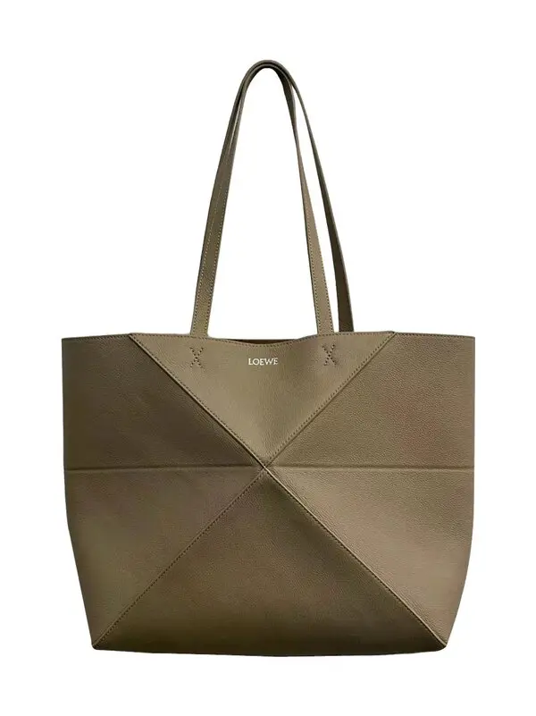 Loewe Puzzle Fold Medium Tote Bag - Neutrals