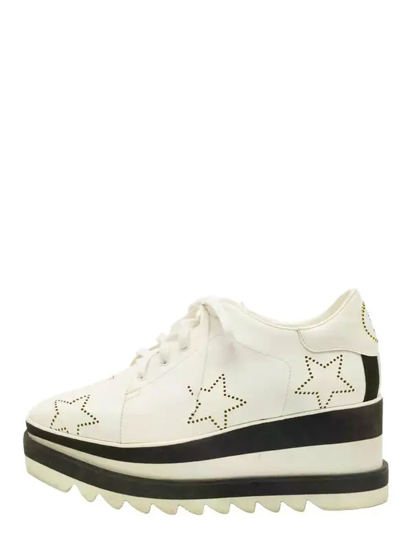 Stella McCartney Elyse Star Platform Derby Shoes - White