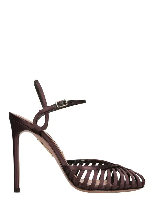 AQUAZZURA Sweet Surrender 105 Pumps - Brown