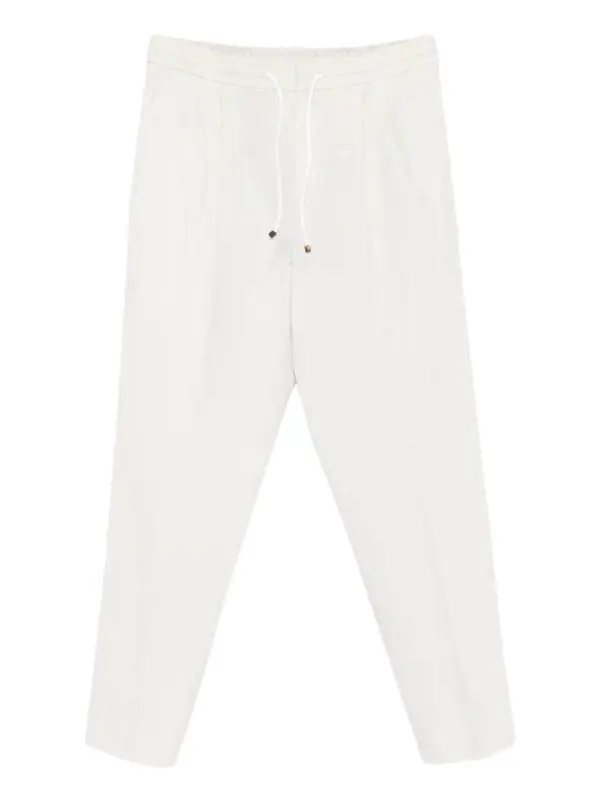 Brunello Cucinelli Drawstring Trousers - Neutrals