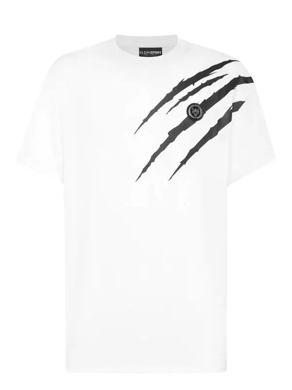 PLEIN SPORT Scratch Regular T-shirt - White