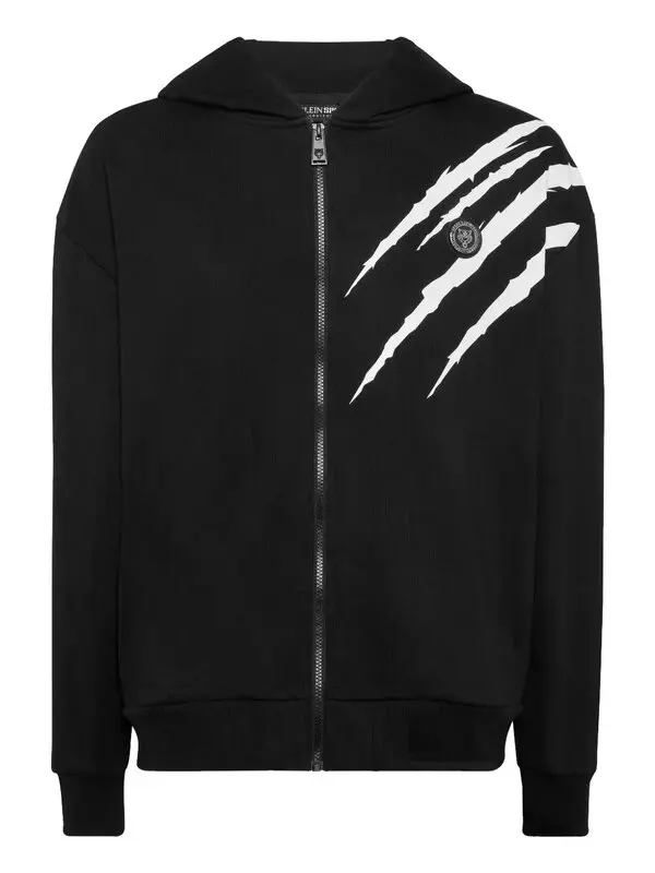 PLEIN SPORT Zip Jacket - Black