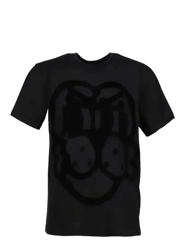 CHITO Flocked Pup Ss T-shirt - Black