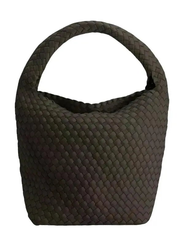 MARREA Woven Shoulder Bag - Brown