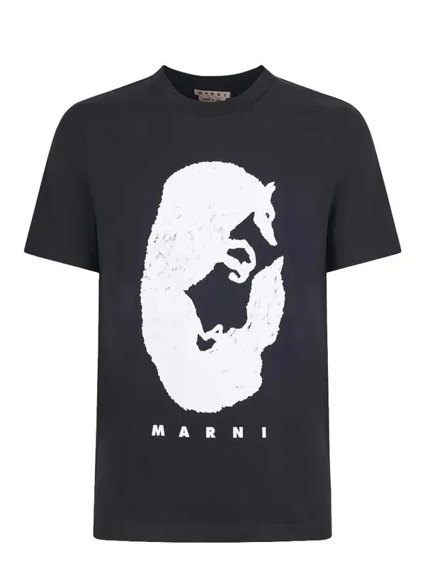 Marni Short Sleeve Tee - Black