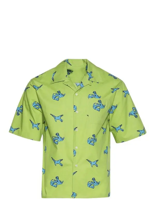 Marni Short Sleeve Shirt Kiwi - Green