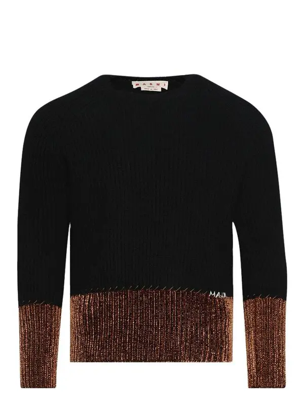 Marni Virgin Wool Knit Sweater - Black