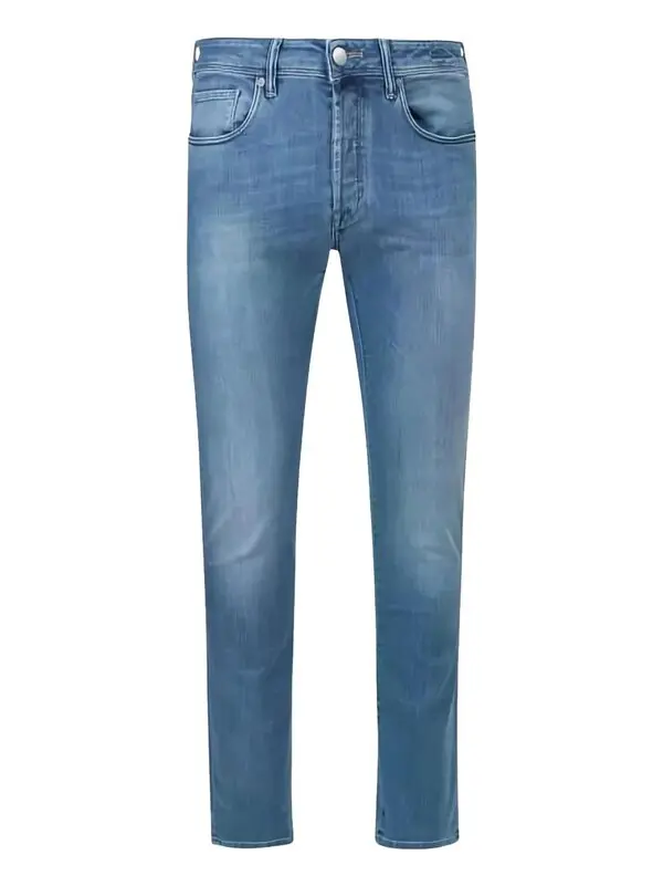 Incotex Button Jeans - Blue