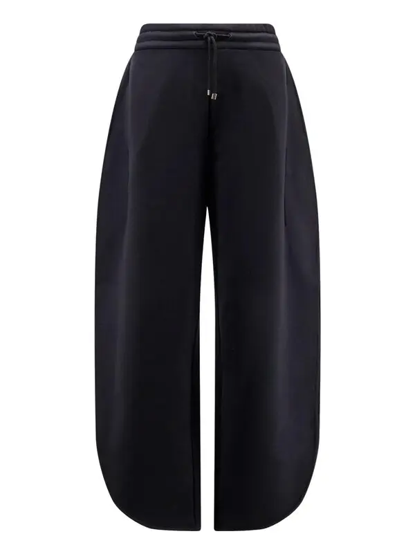 Alaïa Petal Joggers Cotton Trousers - Black