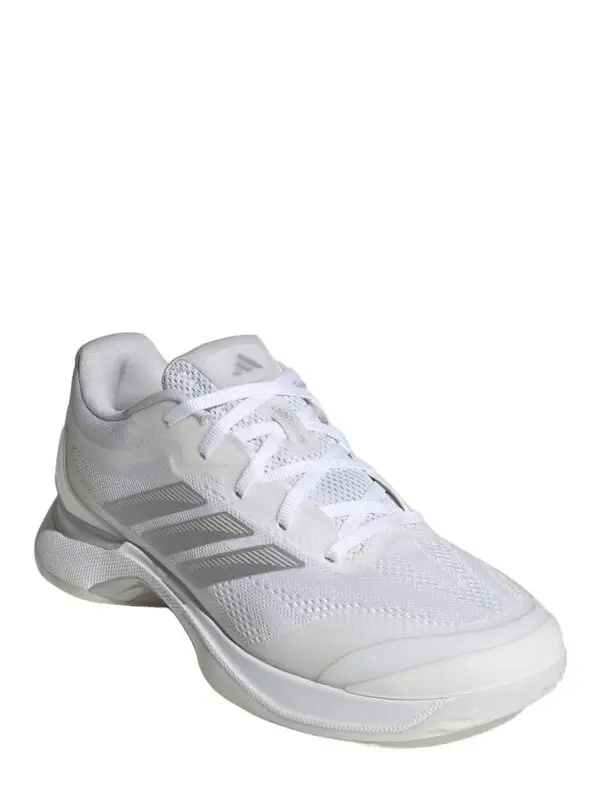 Adidas Avacourt 3 Tennis Shoes - Cloud White / Silver Metallic / Dash Grey