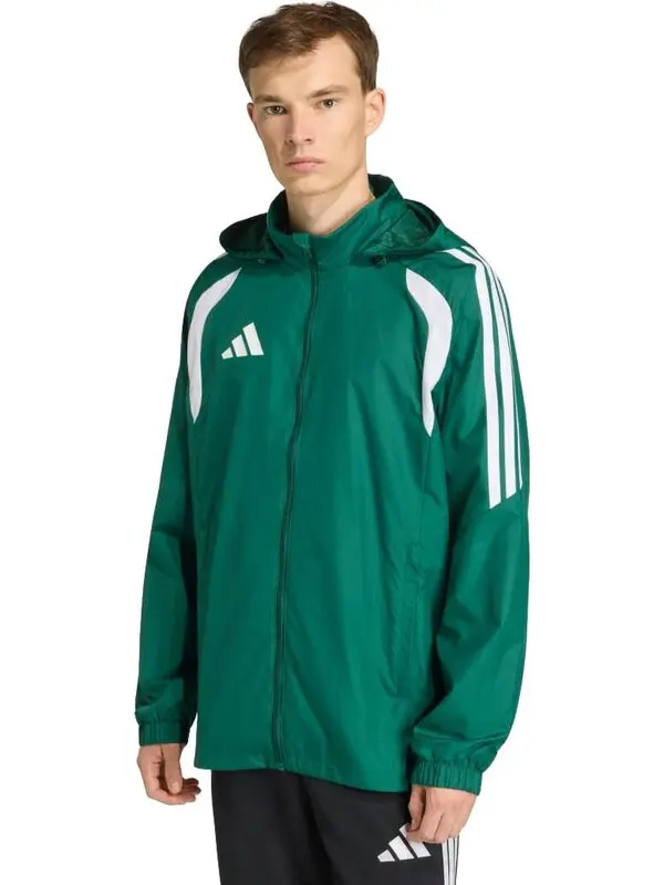 Adidas Tiro26 League Windbreaker - Team Dark Green / White