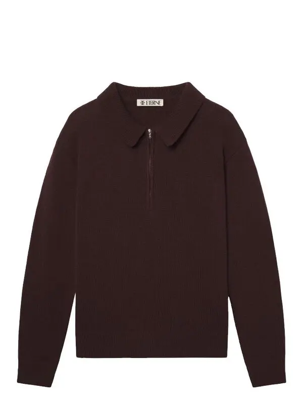 Eterne Blaise Cashmere Sweater - Brown