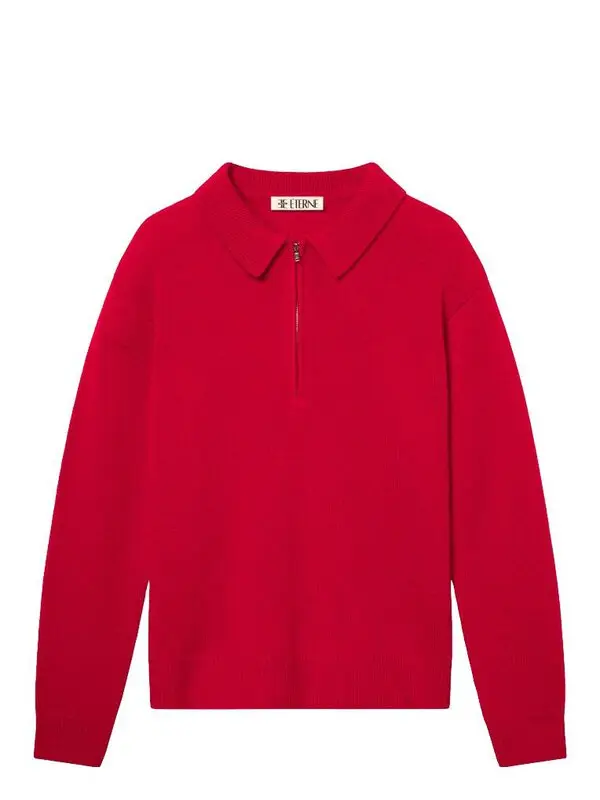 Eterne Blaise Cashmere Sweater - Red