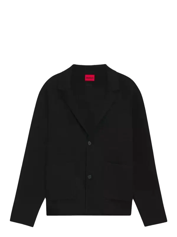 Hugo Buttoned Cardigan - Black