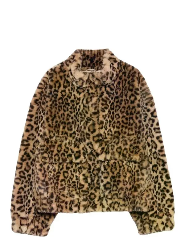Ba&sh Leopard-print Jacket - Brown