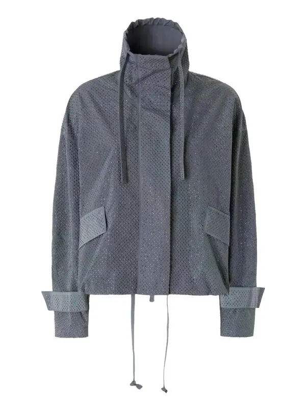 Pinko Hooded Pocket Jacket - Grey