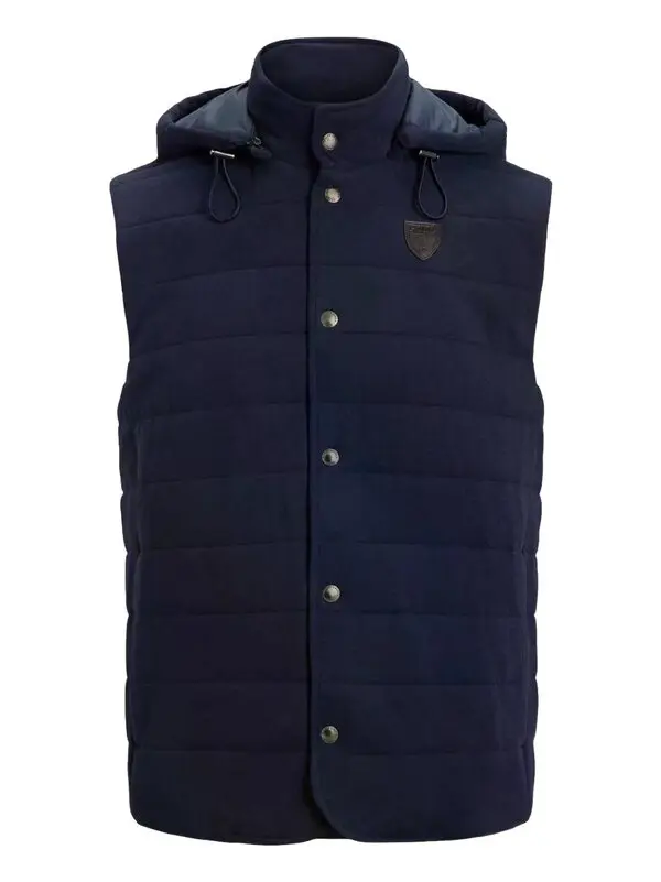 Ralph Lauren Quilted Hooded Vest - Blue
