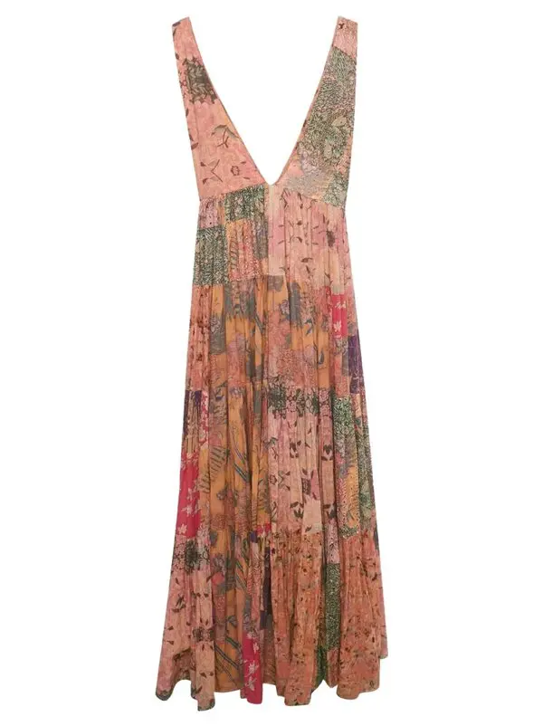 MES DEMOISELLES Floral-print Maxi Dress - Pink