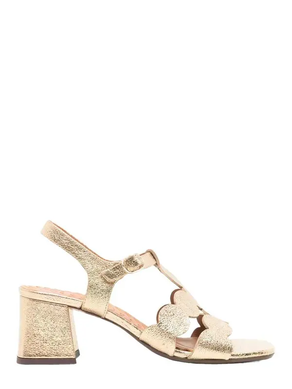 Chie Mihara Linaza Buckle Sandals - Gold