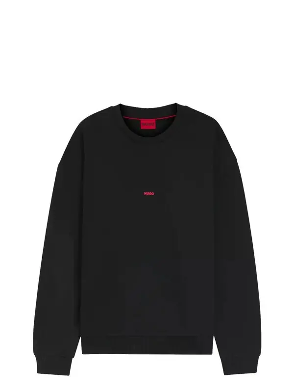 Hugo Printed Crewneck Sweatshirt - Black