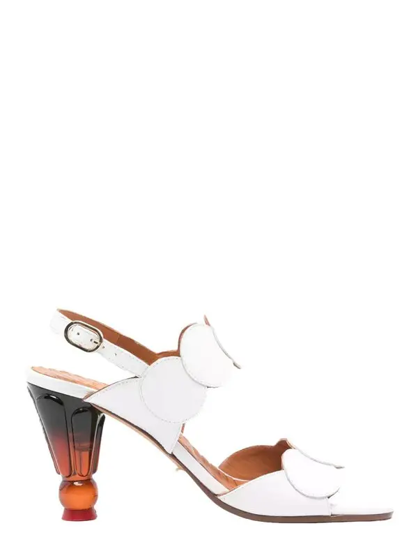 Chie Mihara Urana Buckle Sandals - White