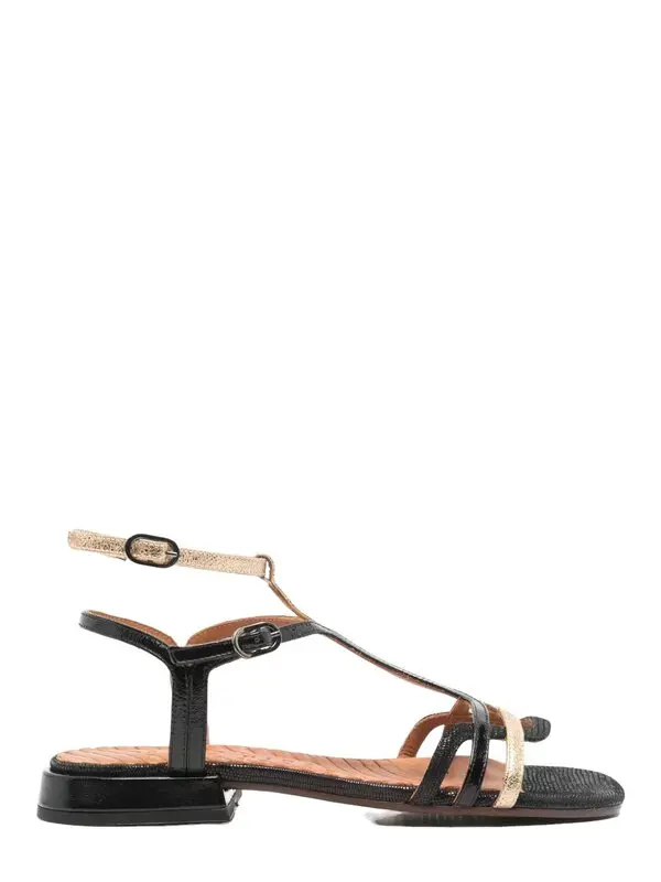 Chie Mihara Tylala T-strap Buckled Sandals - Black