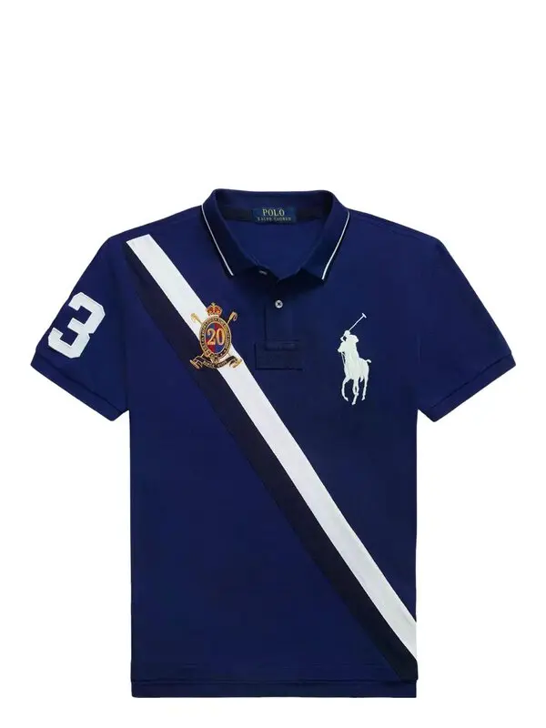 Polo Ralph Lauren Logo-embroidered Polo Shirt - Blue