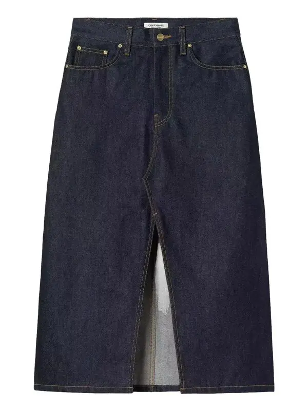 Carhartt Work In Progress Brandon Front-slit Skirt - Blue