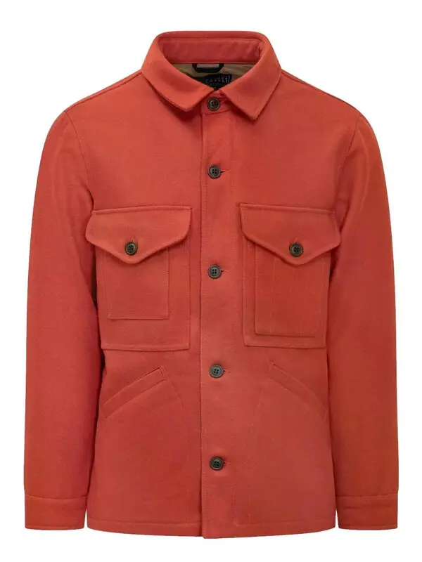 CECCARELLI Front-pockets Jacket - Orange