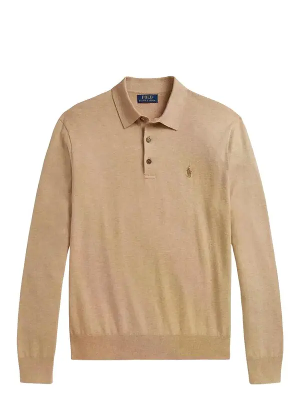 Polo Ralph Lauren Long-sleeve Polo-collar Sweater - Neutrals