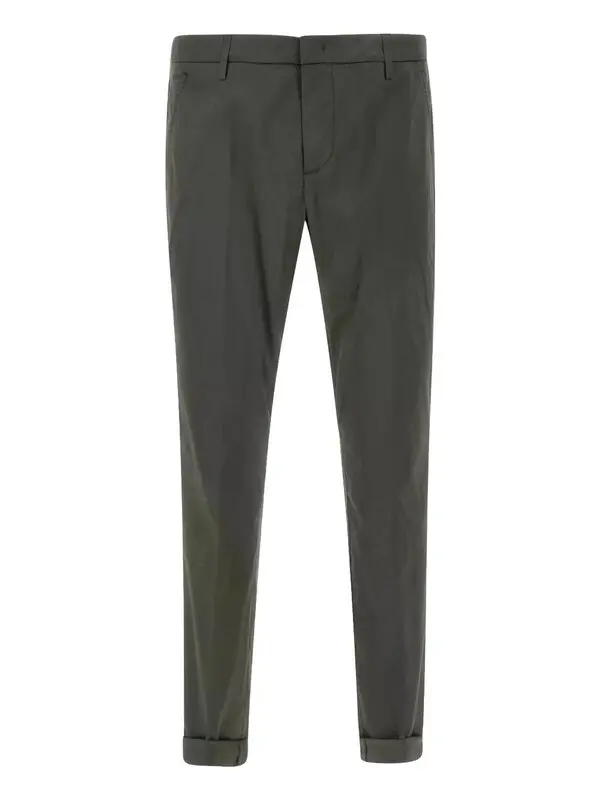 DONDUP Cuffed-hem Chinos - Green